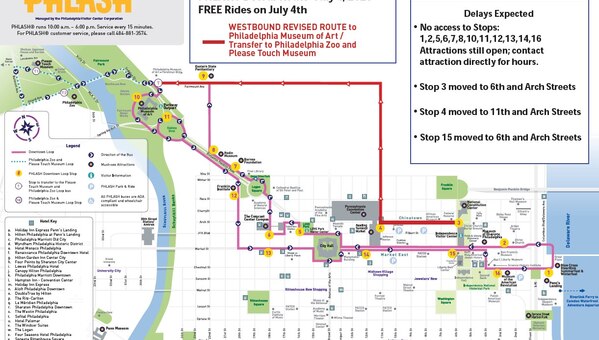 Philly PHLASH Downtown Loop | Independence Visitor Center